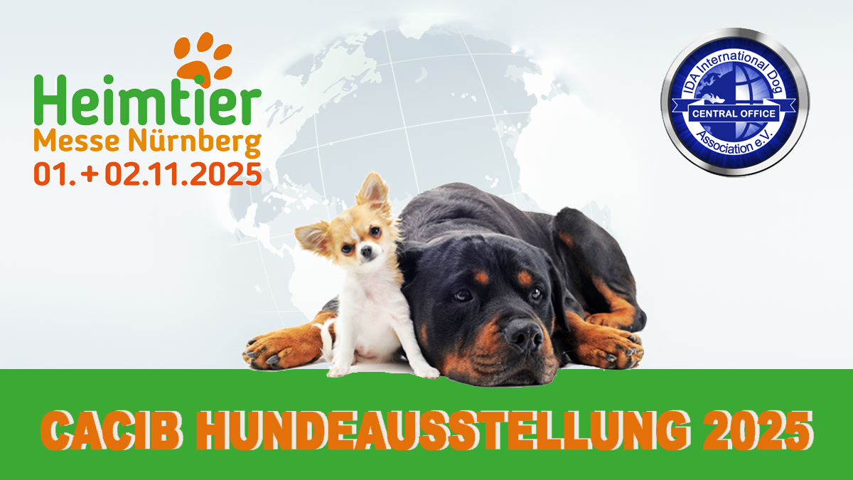 CACIB Hundeausstellung Heimtiermesse Nürnberg 2026 - kleine Hunderassen